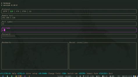 How To Access Remote File Systems From The Linux Terminal With Termscp