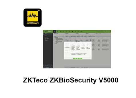 Zkteco Zkbiosecurity V5000 Infotronicx