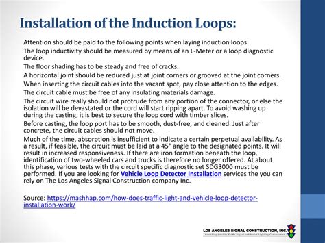 Ppt How Does Traffic Light And Vehicle Loop Detector Installation Work Powerpoint Presentation