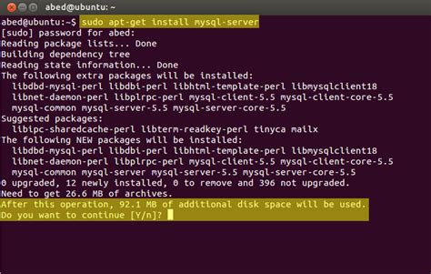1110 Unable To Install Mysql Server On Ubuntu Ask Ubuntu