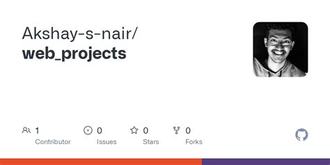 github akshay s nair web projects