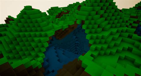 Voxel Type Terrain Without Any Plugins World Creation Epic