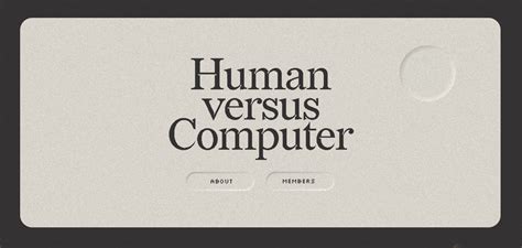 Human Versus Computer
