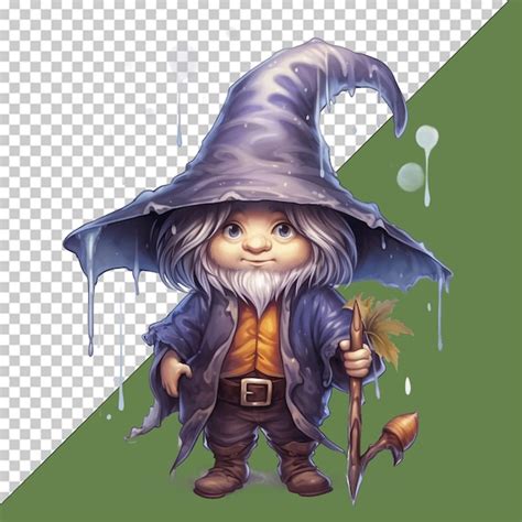 Ilustración De Un Mago En Png Archivo Psd Premium
