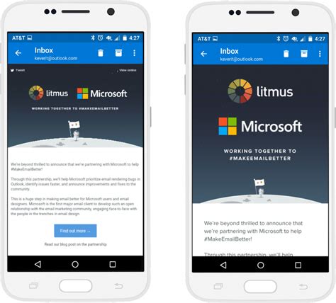 Consistent Media Query Support Returning To Outlook Apps Litmus