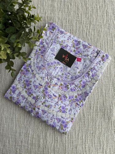 L And Xl Size Printed Cotton Nighty At Rs 110000 Ladies Cotton