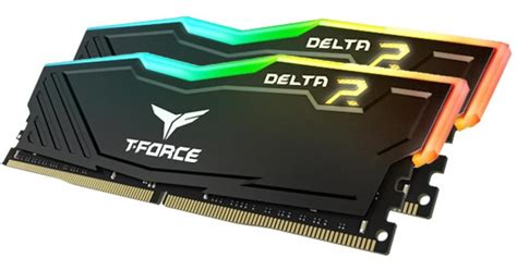 Teamgroup T Force Delta Rgb 32gb Kit 2x16 3600mhz Cl18 Ddr4 Desktop Memory Black
