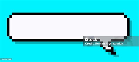 픽셀 음성 거품 또는 채팅 아이콘입니다 그림자가있는 픽셀 아트 통신 거품 8 비트 스타일의 빠른 팁 배지 또는 메시지 상자의 빈