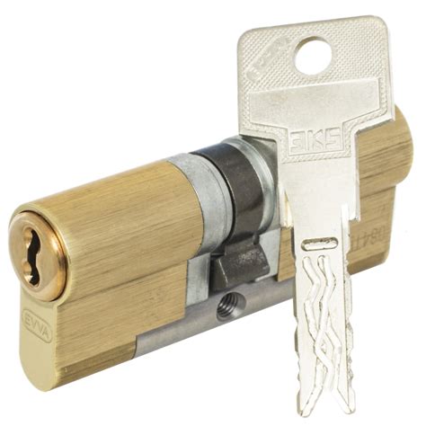 Цилиндр EVVA 3KS (112мм/51х61) золото