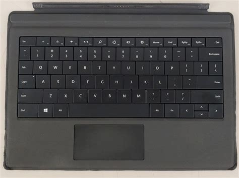 Microsoft Model 1709 Surface Pro Type Cover Keyboard Black For Surface Pro 3