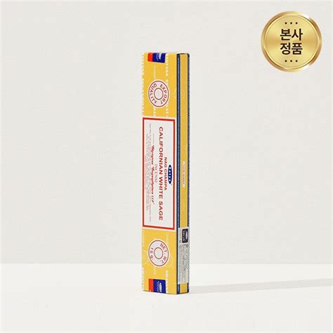 Nagahampa Korea 사티아 나그참파 화이트세이지 인센스 스틱 15g 핫트랙스