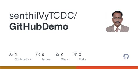 Github Senthilvytcdcgithubdemo