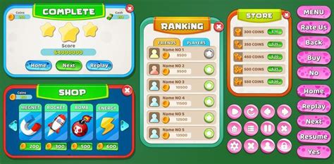 Game Ui Kit Vector Art Icons And Graphics For Free Download