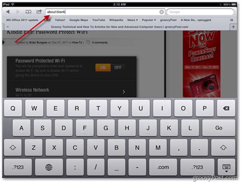 Make Safari On IPhone IPad Or IPod Touch Open To A Blank Page