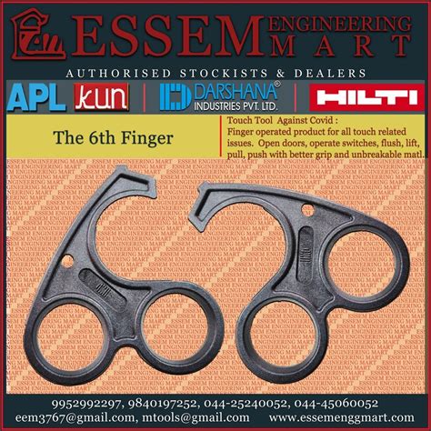The 6th Finger Hand Free Contact Less Door Opener Tool No Touch Non
