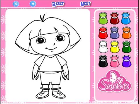 Dora The Explorer Coloring Pages Games [2025]