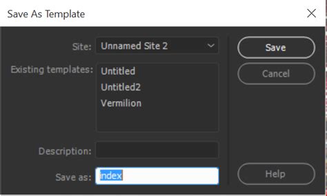 How To Create Dreamweaver Template