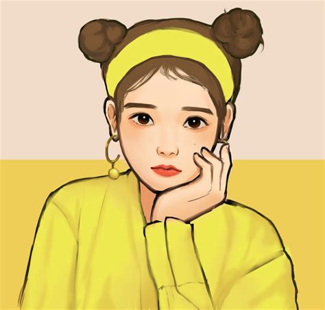 Pin Oleh 히메룽 Di Iu Ilustrasi Karakter Ilustrasi Seni