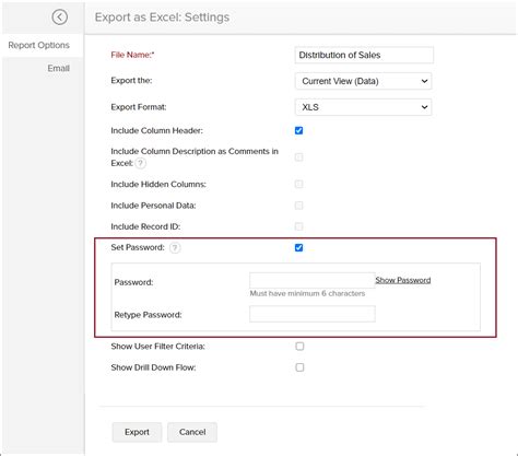 exporting views zoho analytics on premise