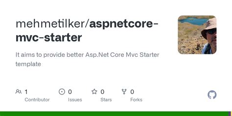 GitHub Mehmetilker Aspnetcore Mvc Starter It Aims To Provide Better Asp Net Core Mvc Starter