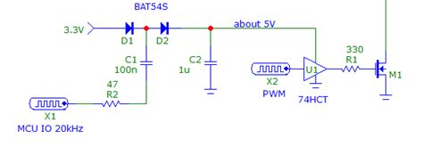 Pwm Drive N MOSFET With Discrete Driver At 3 3 V Electrical Engineering Stack Exchange