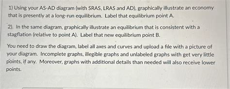 using your as ad diagram with sras lras and ad