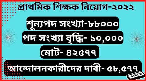 প্রাথমিকে নিয়োগে পদসংখ্যা বৃদ্ধি Primary Job Update প্রাথমিক শিক্ষক নিয়োগ ২০২২ Youtube