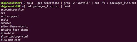 How To List Installed Packages On Ubuntu PhoenixNAP KB