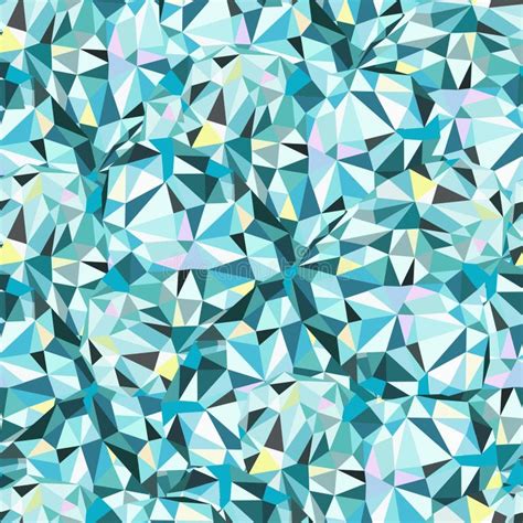 Seamless Geometry Pattern Random Triangle Stock Illustrations 3753