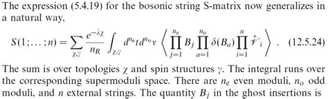 String Theory Equation Explanation