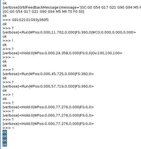 Inconsistent Output Of Ok When Machine Status Is Hold Issue Gnea Grbl GitHub