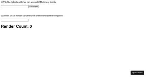 Useref Example Codesandbox Useref Example Codesandbox
