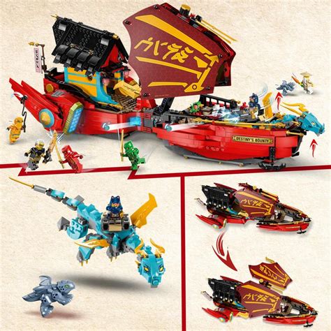 LEGO NINJAGO 71797 Le QG Des Ninjas La Course Contre La Montre
