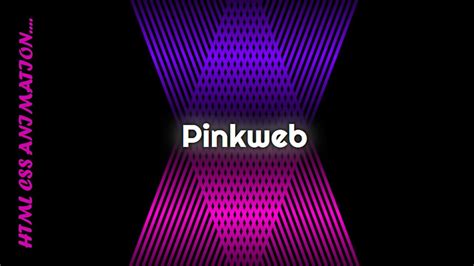 Amazing Animation Using Html Css Do You Know This Designpinkweb0 Youtube