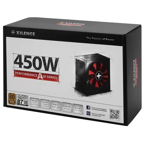Xilence - XN081 XP450R11 450 Watt Power supply, Performance A III ...