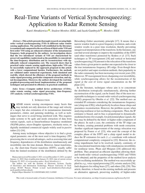 Pdf Real Time Variants Of Vertical Synchrosqueezing Application To