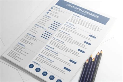 PowerPoint Resume Template Graphic By ZeroPixy Creative Fabrica