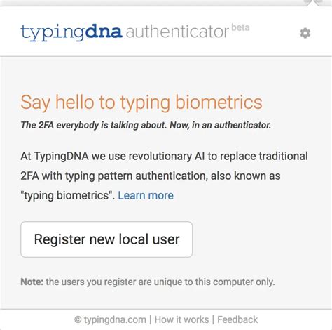输入习惯即是通行密码TypingDNA 想要给你不一样的两步验证体验 by Shy Wang
