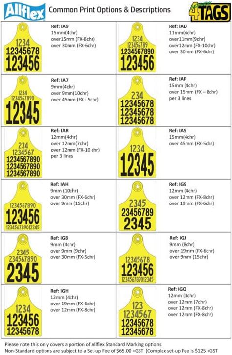 Allflex Maxi Female Tags Com Au