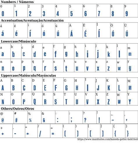 Kaneda Gothic Bold Download Free Font Maisfontes