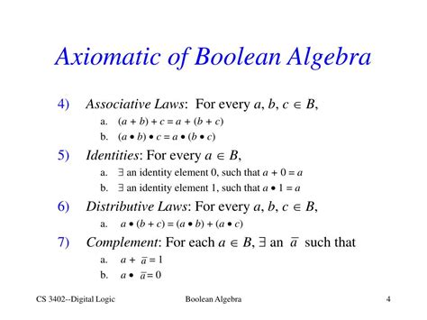 Ppt Boolean Algebra Powerpoint Presentation Free Download Id 6657578