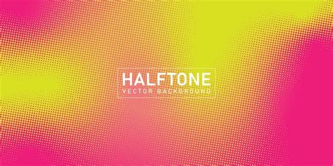 Premium Vector Color Halftone Texture Abstract Yellow Pink Dotted Gradient Background