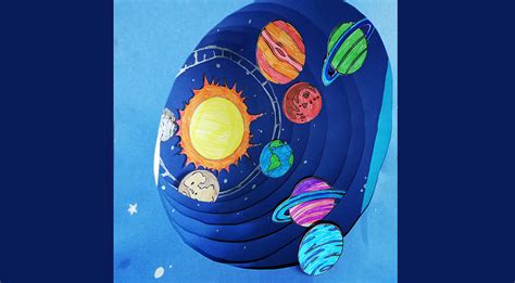 3Д планети направи си сам планетите от слънчевата система