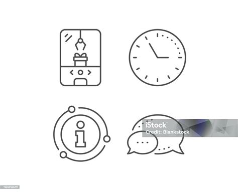 크레인 발톱 기계 라인 아이콘입니다 놀이 공원 표지판입니다 벡터 갈고리 발톱에 대한 스톡 벡터 아트 및 기타 이미지 갈고리