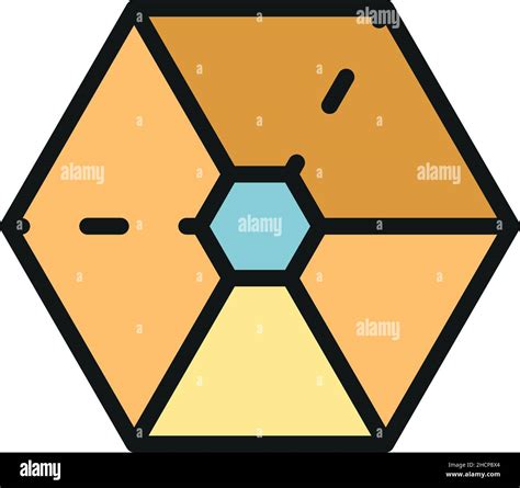 Hierarchy Department Icon Outline Hierarchy Department Vector Icon Color Flat Isolated Stock