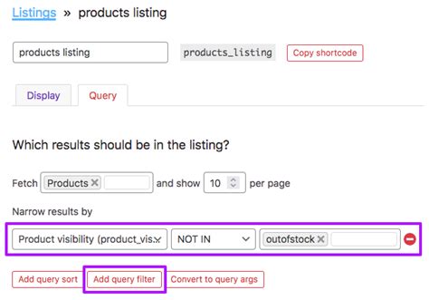 Using Facetwp With Stock Status And Catalog Visibility Settings Facetwp