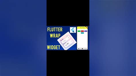 Master Flutter Wrap Widget For Full Video 📸 🔗 Link Is Given Below Flutterio Flutterfavorite