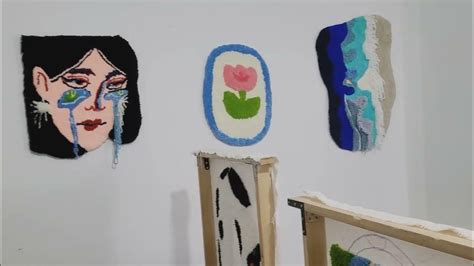 【취미vlog】터프팅tufting 원데이클래스 발매트 만들기 터프팅 하는 방법 Youtube