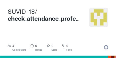Github Suvid Check Attendance Professor