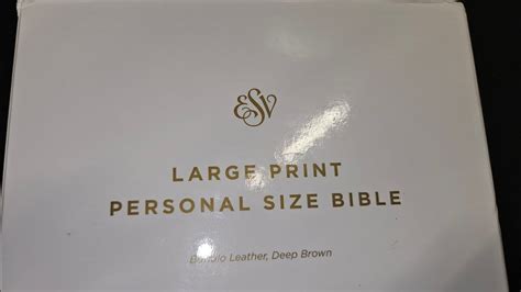 My Esv 12 Point Font Is Here Youtube